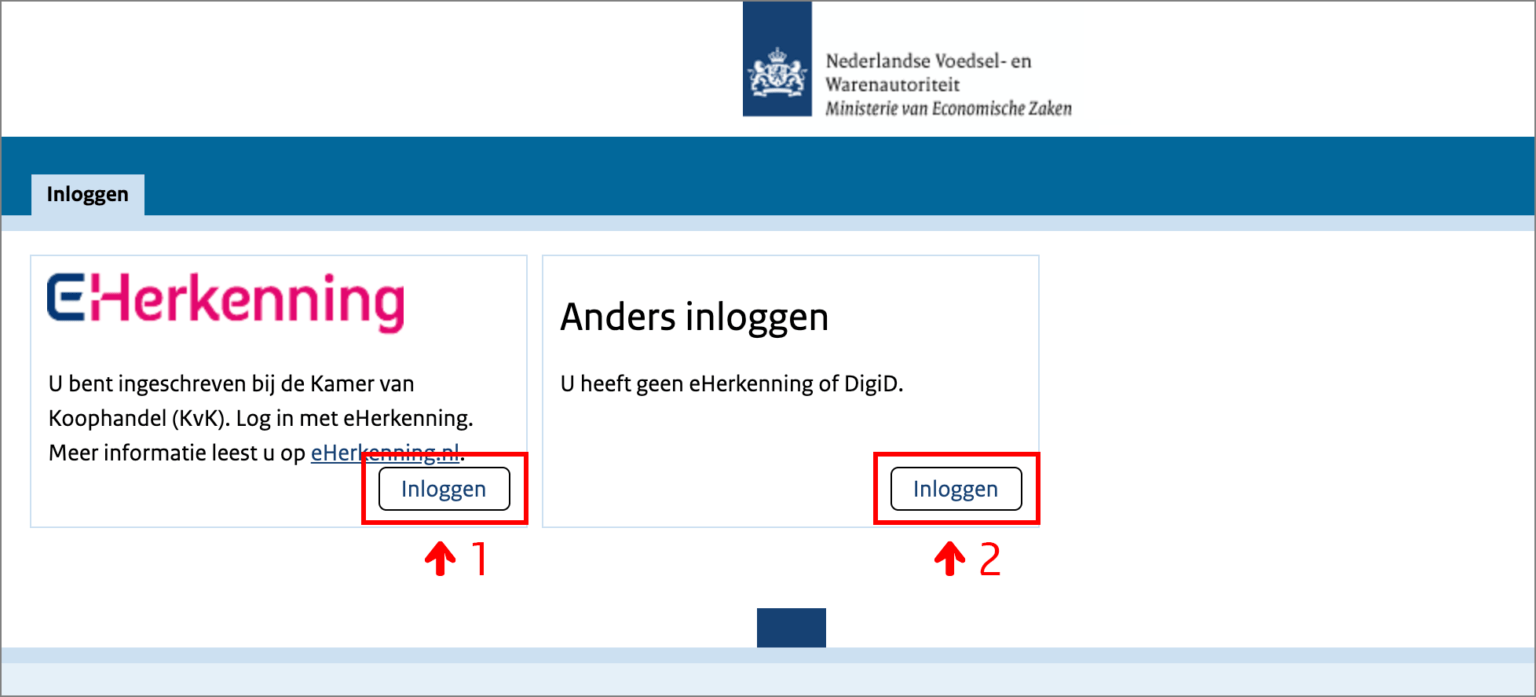 Hoe log ik in bij e-CertNL? | e-CertNL