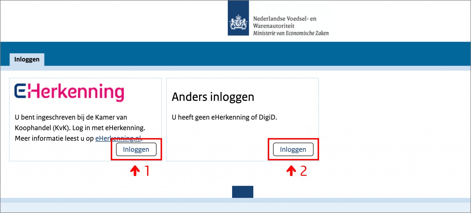 Hoe log ik in bij e-CertNL? | e-CertNL