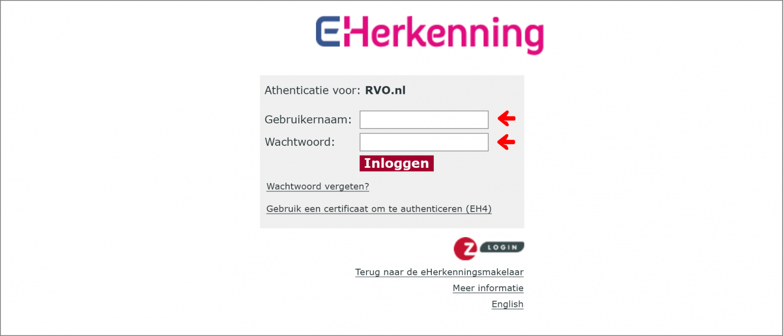 Hoe log ik in bij e-CertNL? | e-CertNL
