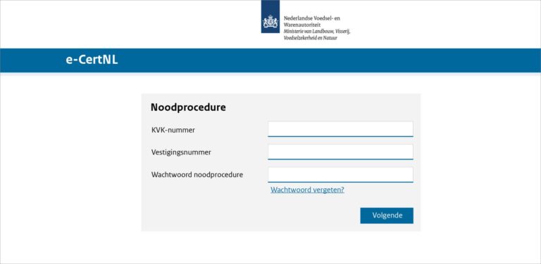 Hoe log ik in bij e-CertNL? | e-CertNL